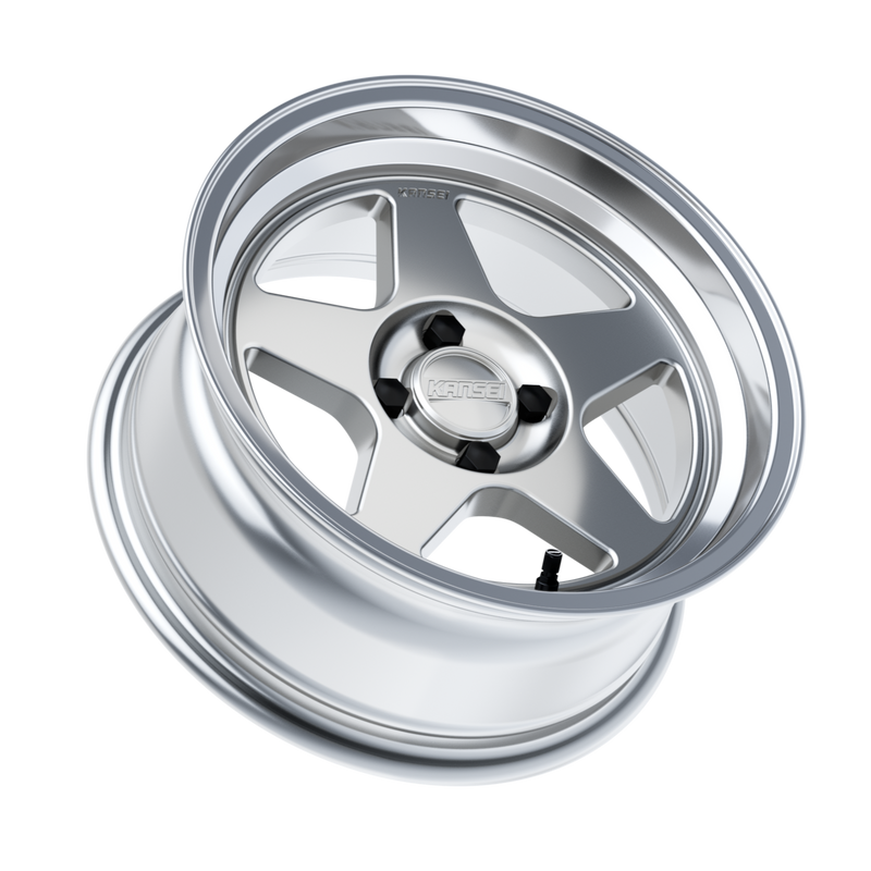 KNP 15" - Hyper Silver Machined Lip – Kansei Wheels