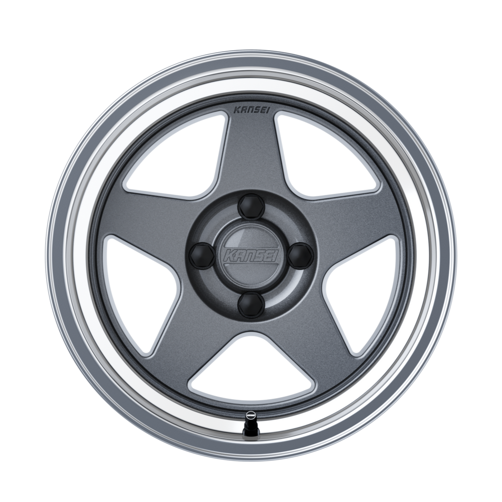 KNP 15" - Gloss Gunmetal Machined Lip – Kansei Wheels
