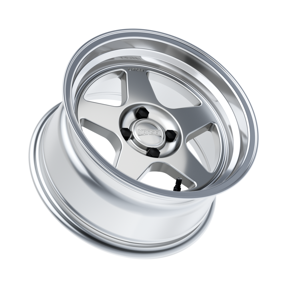 KNP 15" - Hyper Silver Machined Lip – Kansei Wheels