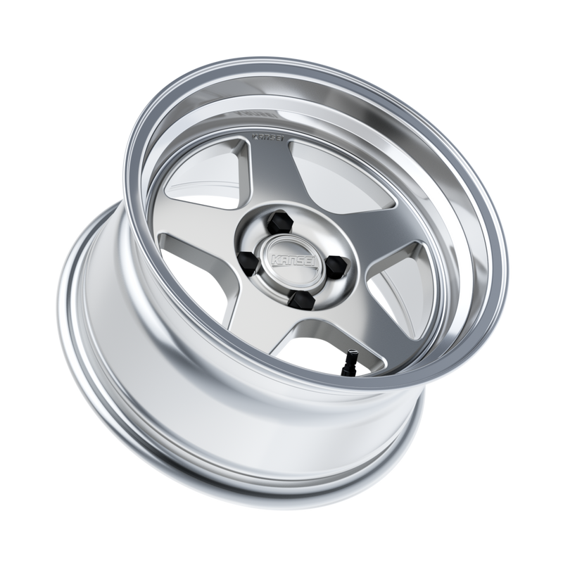 KNP 15" - Hyper Silver Machined Lip – Kansei Wheels