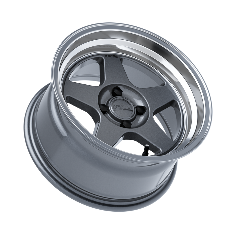 KNP 15" - Gloss Gunmetal Machined Lip – Kansei Wheels