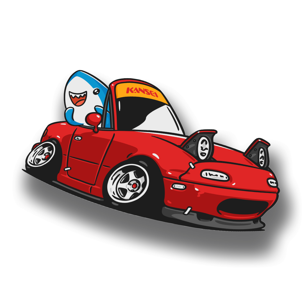 Shark Miata Sticker – Kansei Wheels
